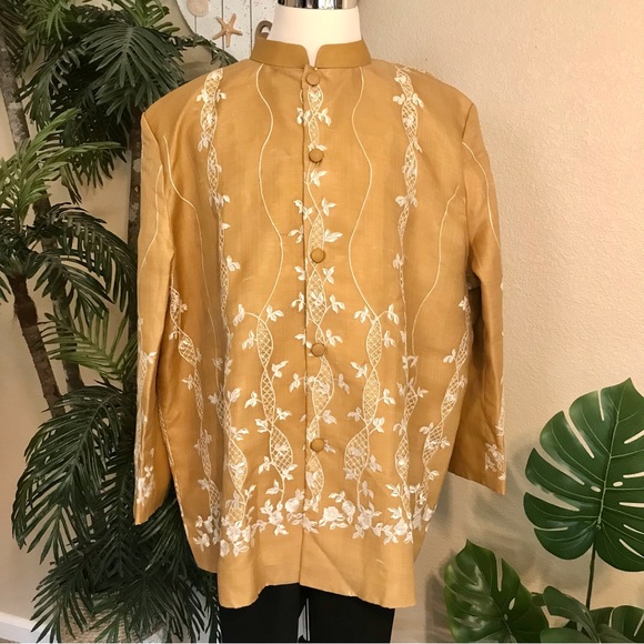 Jackets & Coats | Classy Coat Barong Tagalog In Pina Silk With Elegant ...